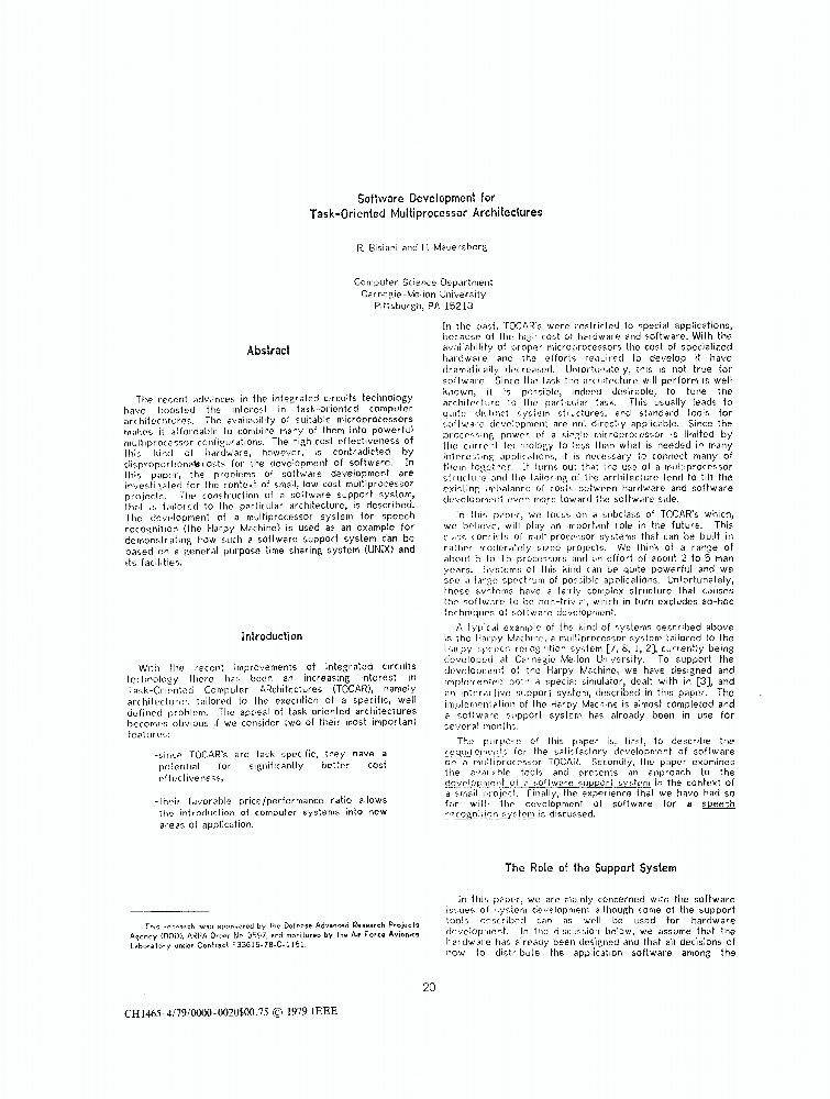 Software Development for Task-Oriented Multiprocessor Architectures | IEEE Conference ...