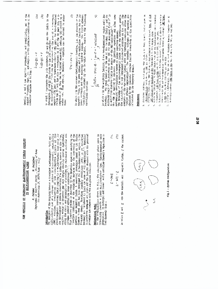 FEM Analysis of Transient Electromagnetic Fields Coupled to ...