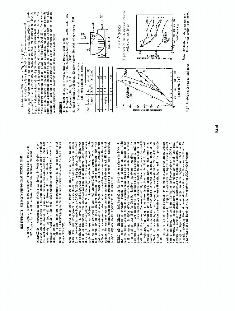 Seek durability for CoCrTa perpendicular flexible disks | IEEE Conference Publication | IEEE Xplore
