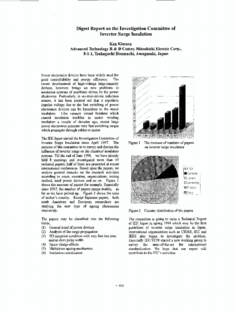 Digest Report on the Investigation Committee of Inverter Surge ...