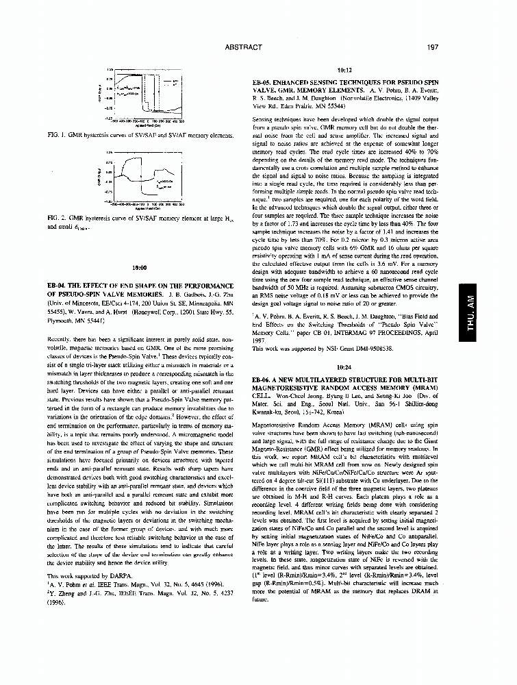 A new multilayered structure for multi-bit magnetoresistive random ...