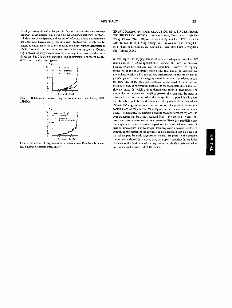 Cogging Torque Reduction of a Single-Phase Brushless DC Motor | IEEE ...