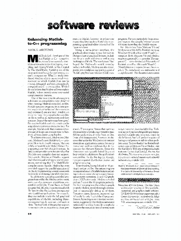 Software Reviews | IEEE Journals & Magazine | IEEE Xplore