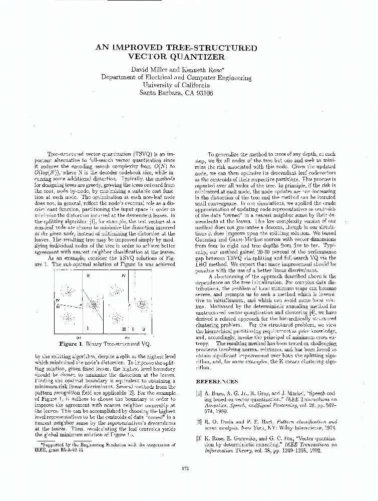 An Improved Tree-Structured Vector Quantizer | IEEE Conference Publication | IEEE Xplore
