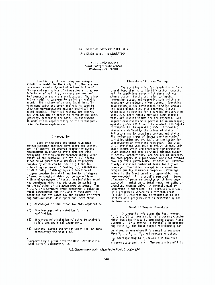 Case study of software complexity and error detection simulation | IEEE ...