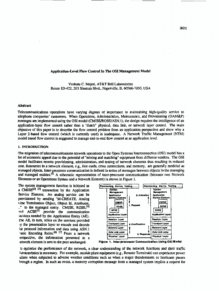 Application-level flow control in the OSI management model | IEEE ...