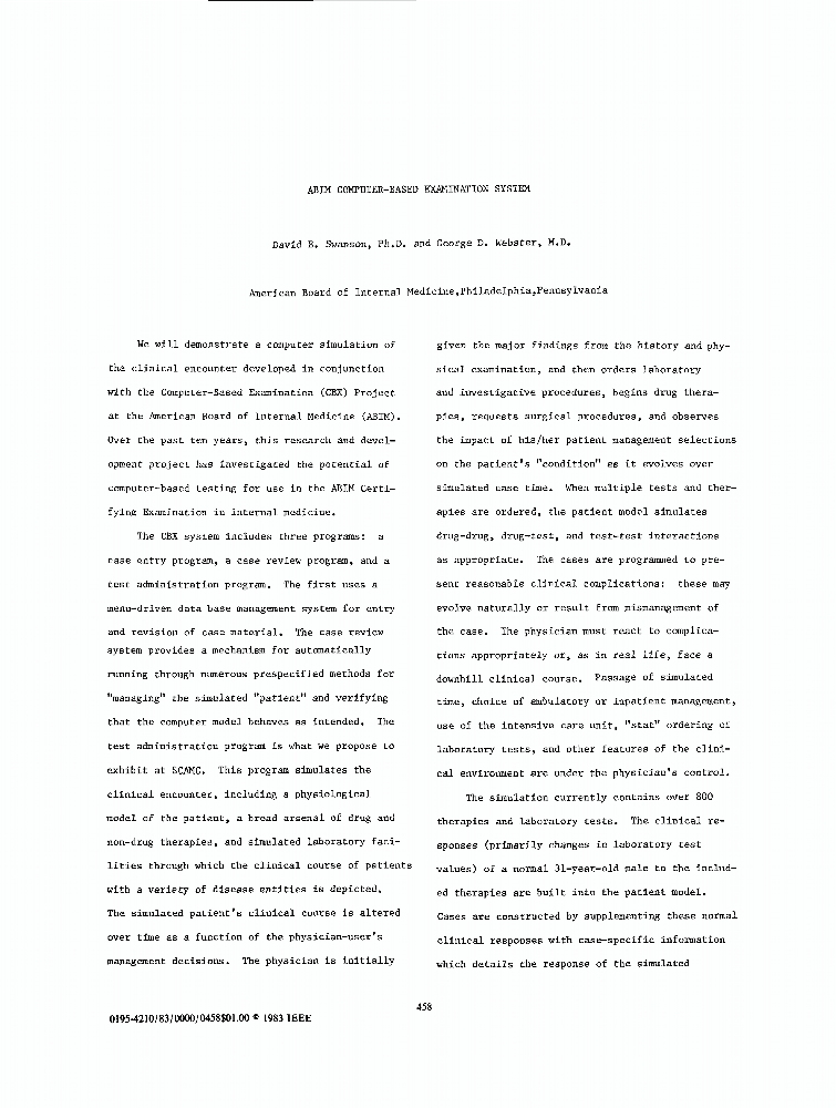 Abim computer-based examination system | IEEE Conference Publication ...