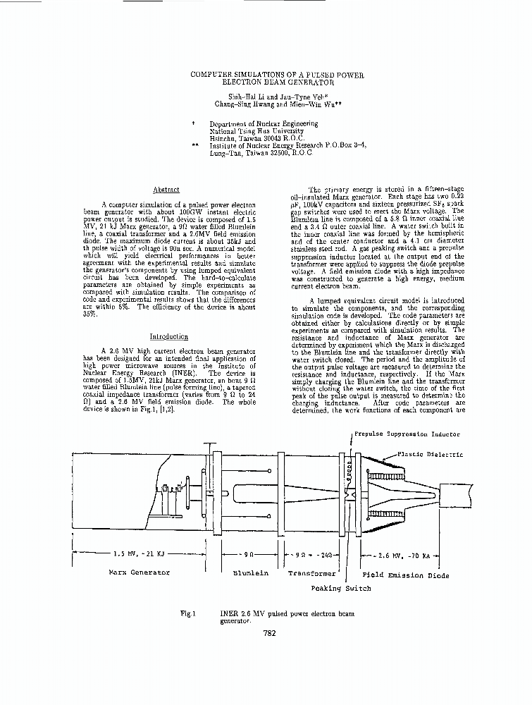 Computer simulations of a pulsed power electron beam generator | IEEE ...