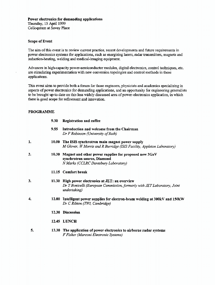 Power electronics for demanding applications | IET Conference ...