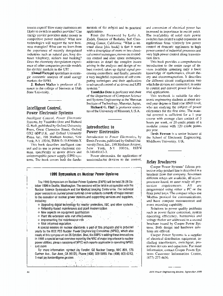 Intelligent control, power electronic systems | IEEE Journals ...