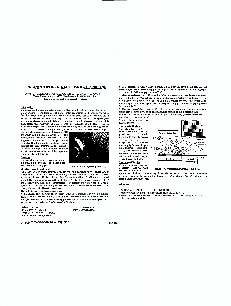 Deperming technology in large ferromagnetic pipes | IEEE Conference ...