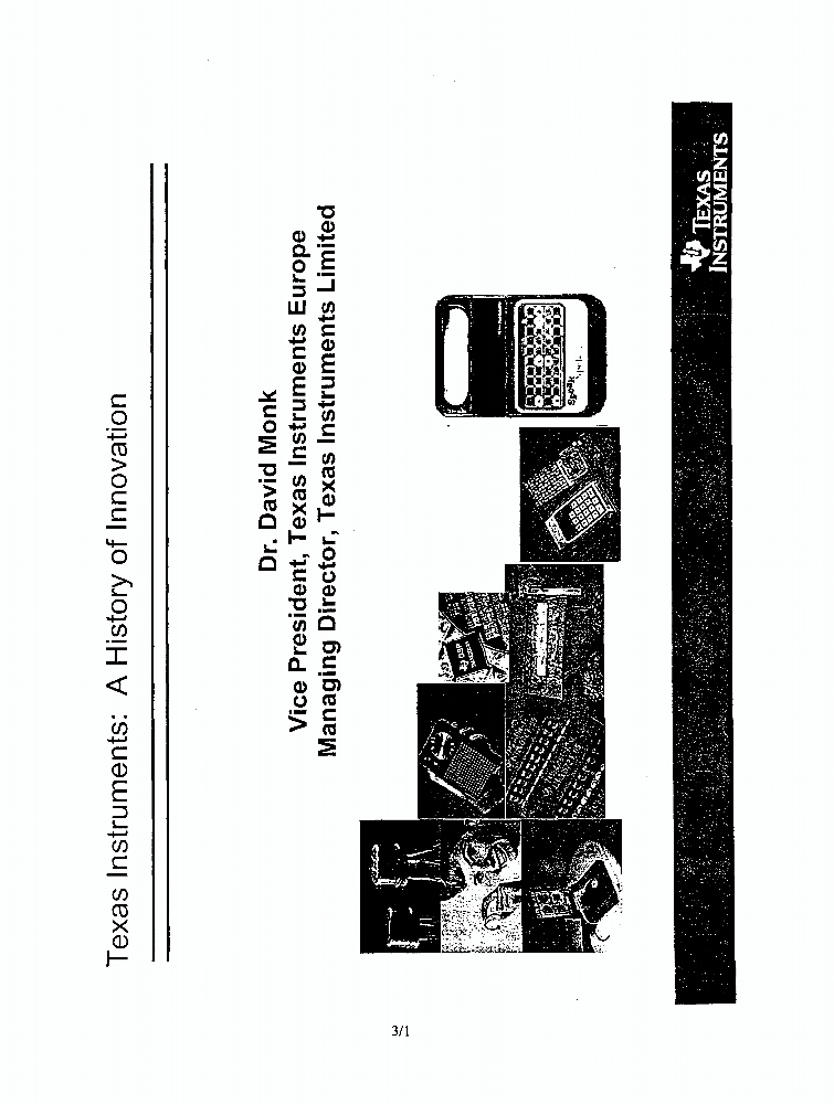 Texas instruments: A history of innovation | IET Conference Publication ...