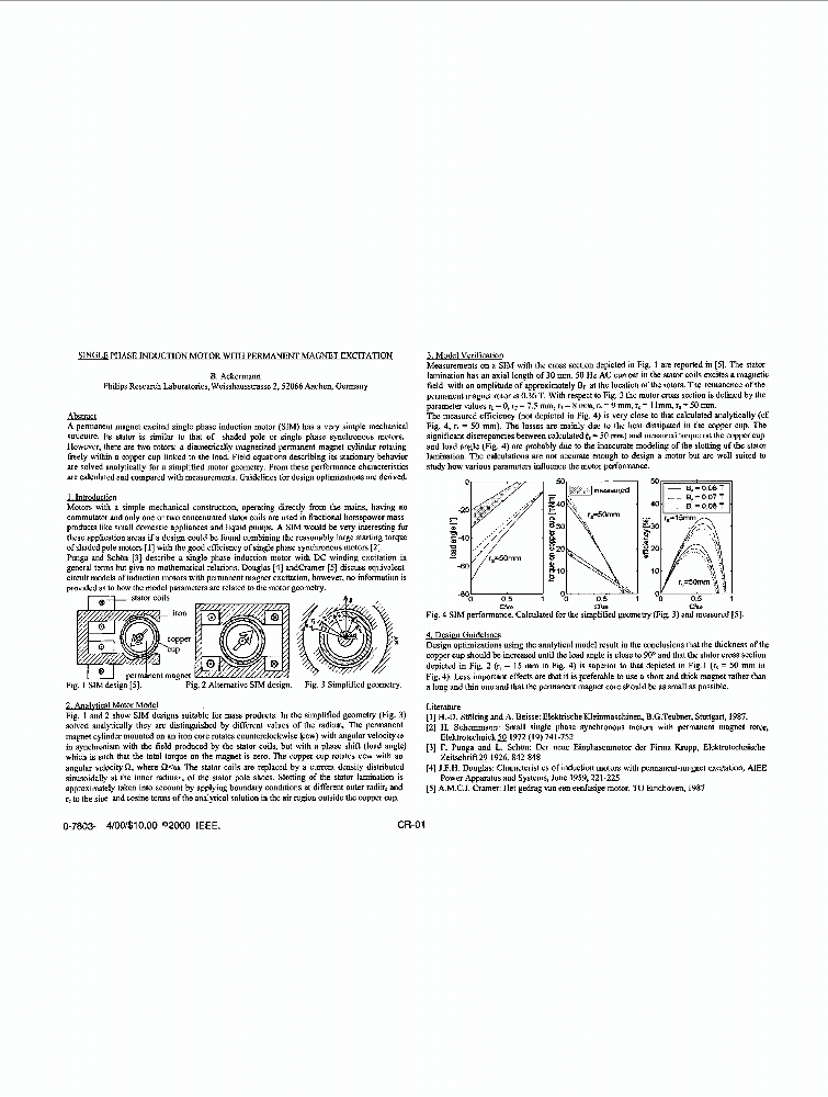 Single phase induction motor with permanent magnet excitation | IEEE ...