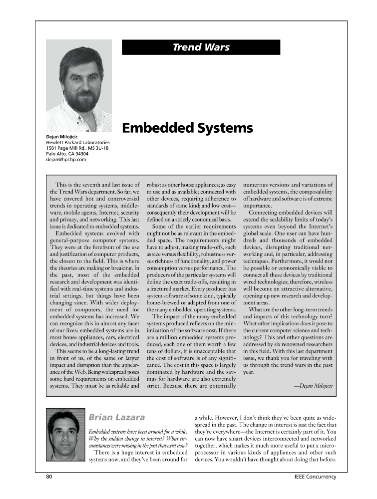 Embedded systems | IEEE Journals & Magazine | IEEE Xplore