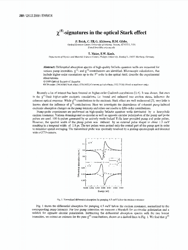 X/sup (5)/-signatures in the optical stark effect | IEEE Conference ...