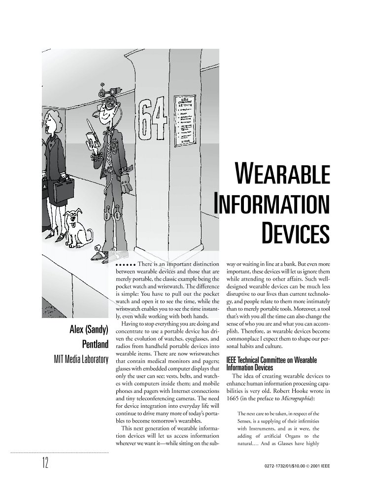 Wearable information devices | IEEE Journals & Magazine | IEEE Xplore