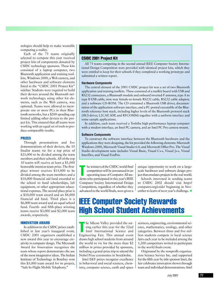 IEEE Computer Society rewards high school student achievements | IEEE ...