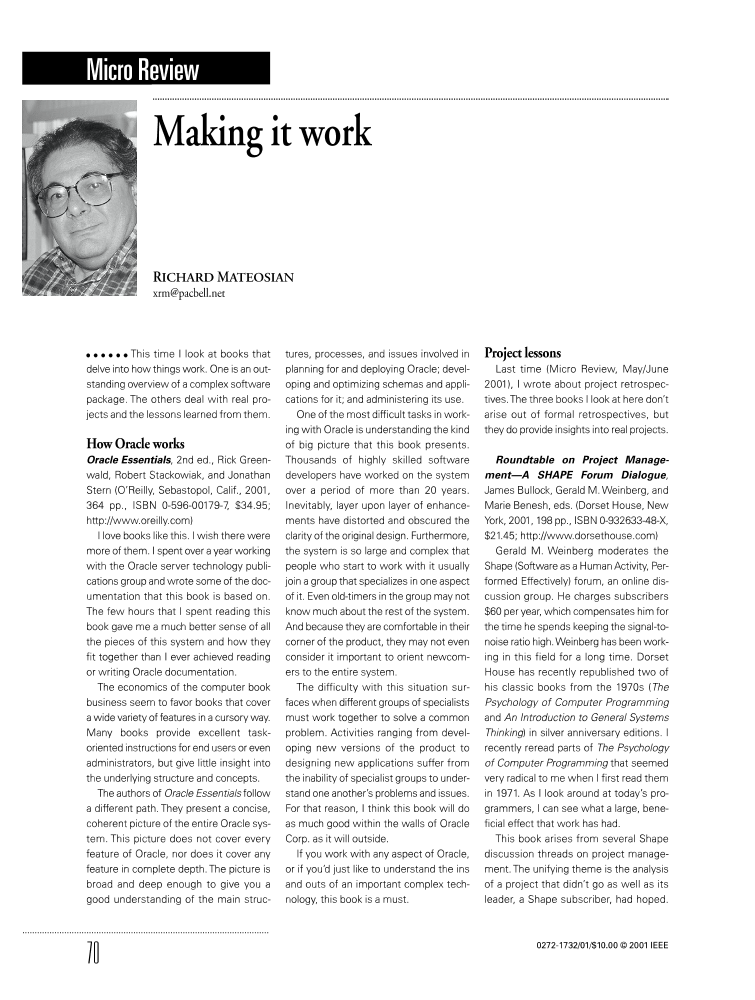 Making it work | IEEE Journals & Magazine | IEEE Xplore