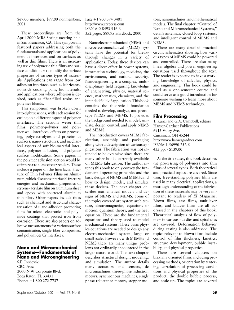 Nano and micromechanical systems-fundamentals of nano and ...