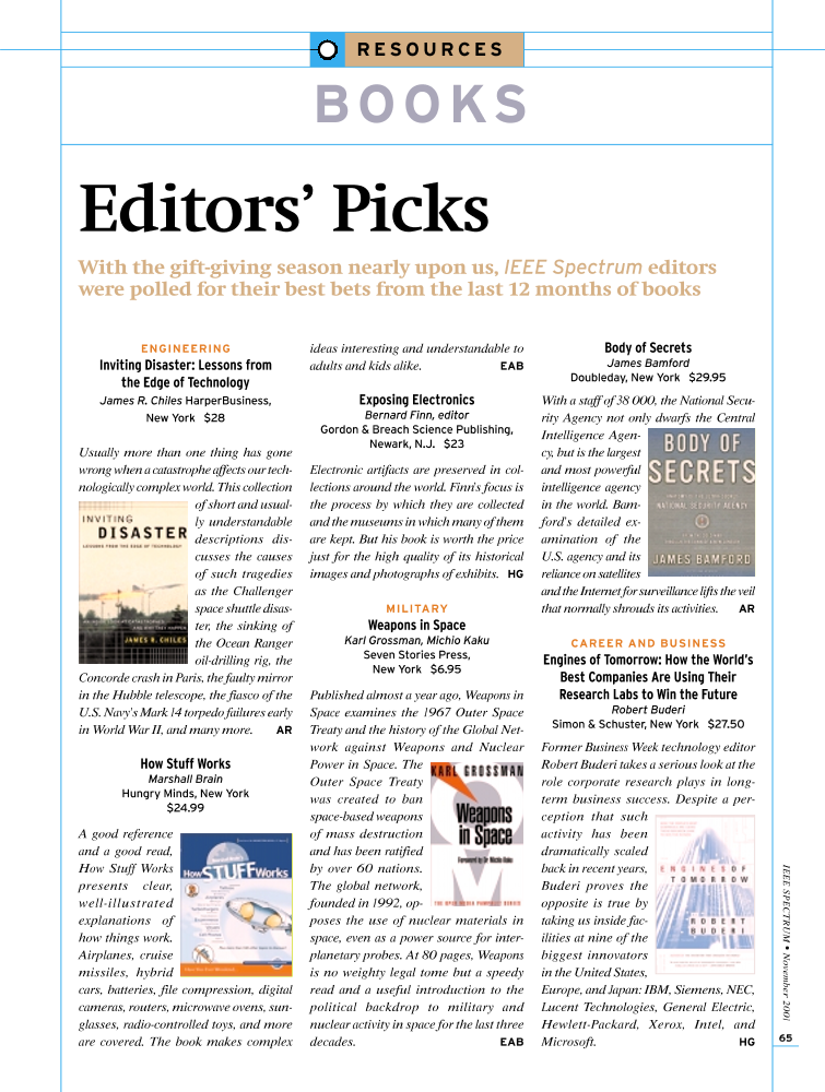 Weapons in space [Book Review] | IEEE Journals & Magazine | IEEE Xplore