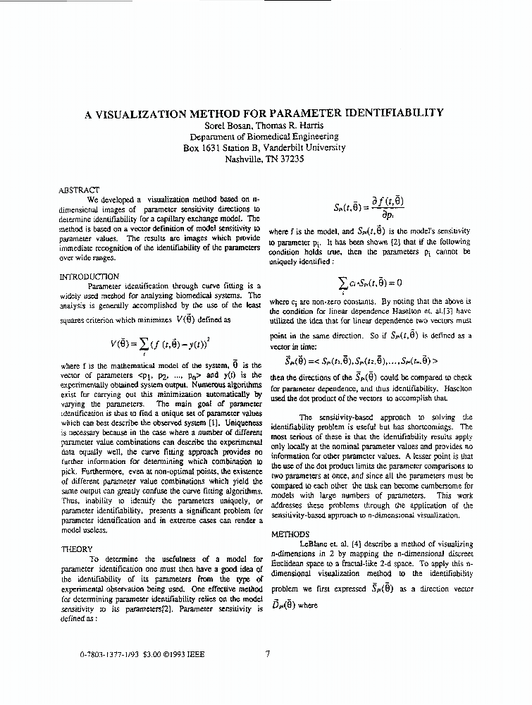A visualization method for parameter identifiability | IEEE Conference Publication | IEEE Xplore