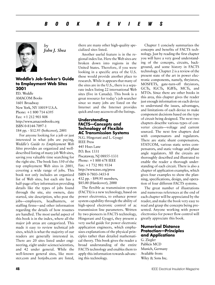 Numerical distance protection - principles and applications [Book ...