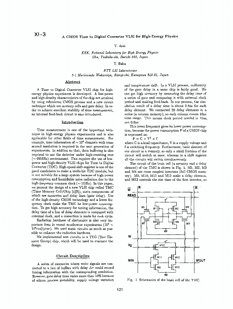A CMOS time to digital converter VLSI for high-energy physics | IEEE ...