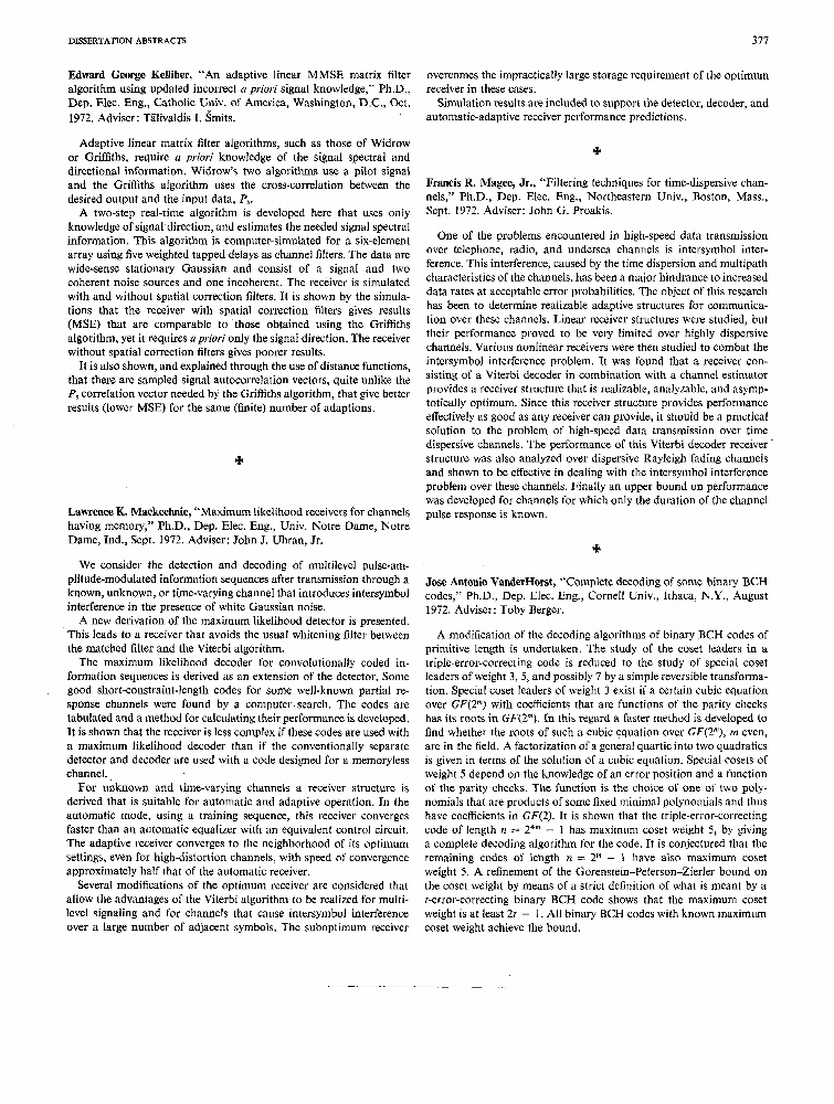 An adaptive linear MMSE matrix filter algorithm using updated incorrect a priori signal ...