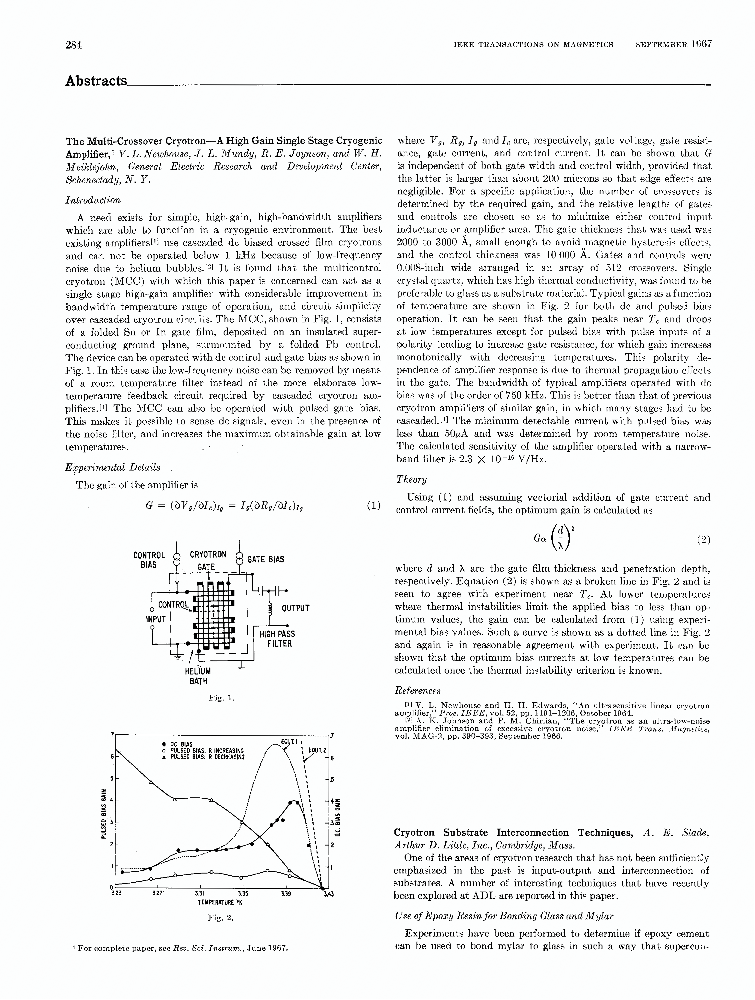 Cryotron substrate interconnection techniques | IEEE Journals ...