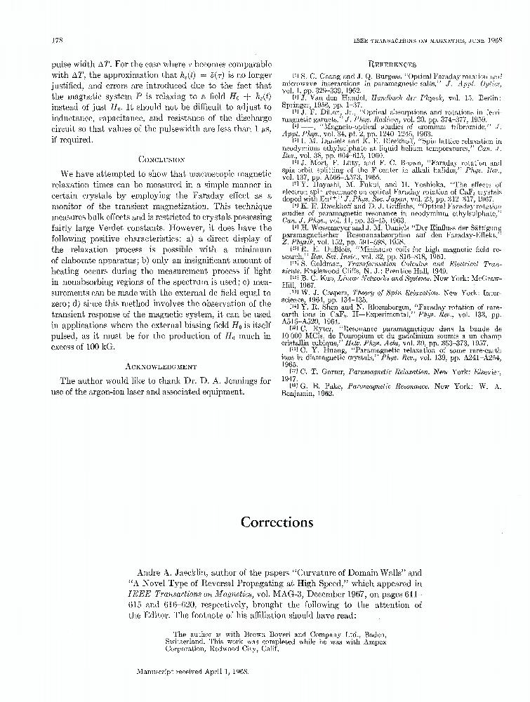Corrections: A novel type reversal propagating at high speed | IEEE ...