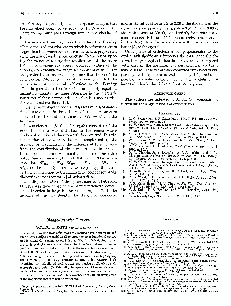 Charge-transfer devices | IEEE Journals & Magazine | IEEE Xplore