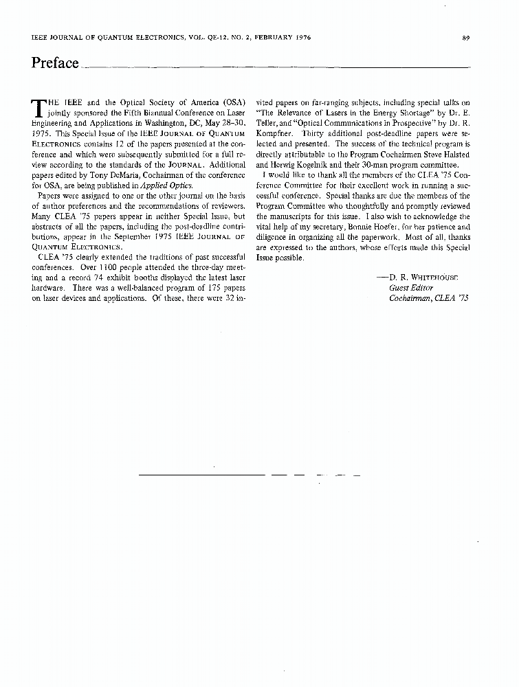 Preface | IEEE Journals & Magazine | IEEE Xplore