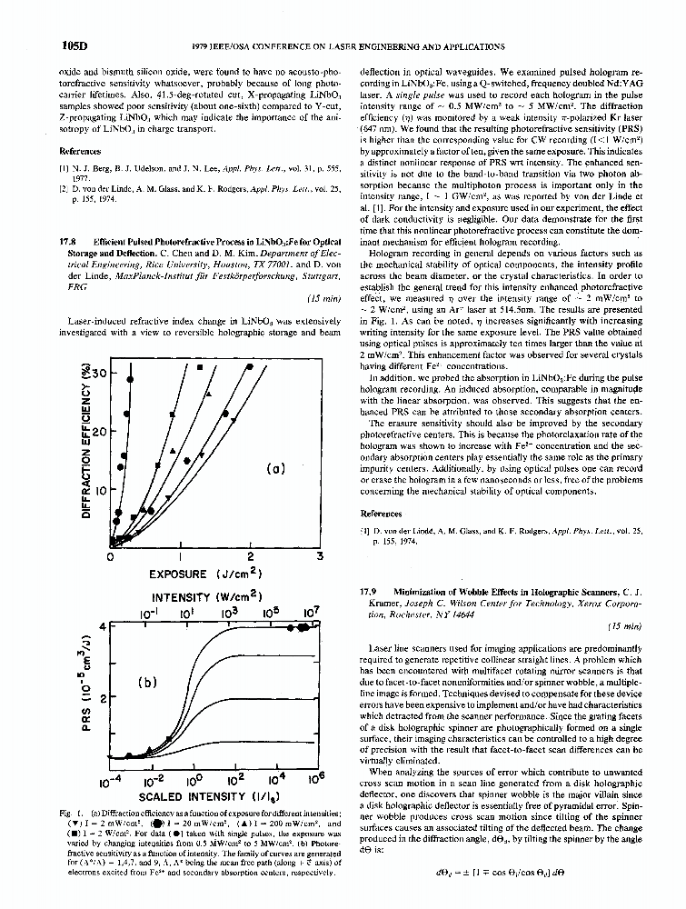 Minimization of wobble effects in holographic scanners | IEEE Journals ...