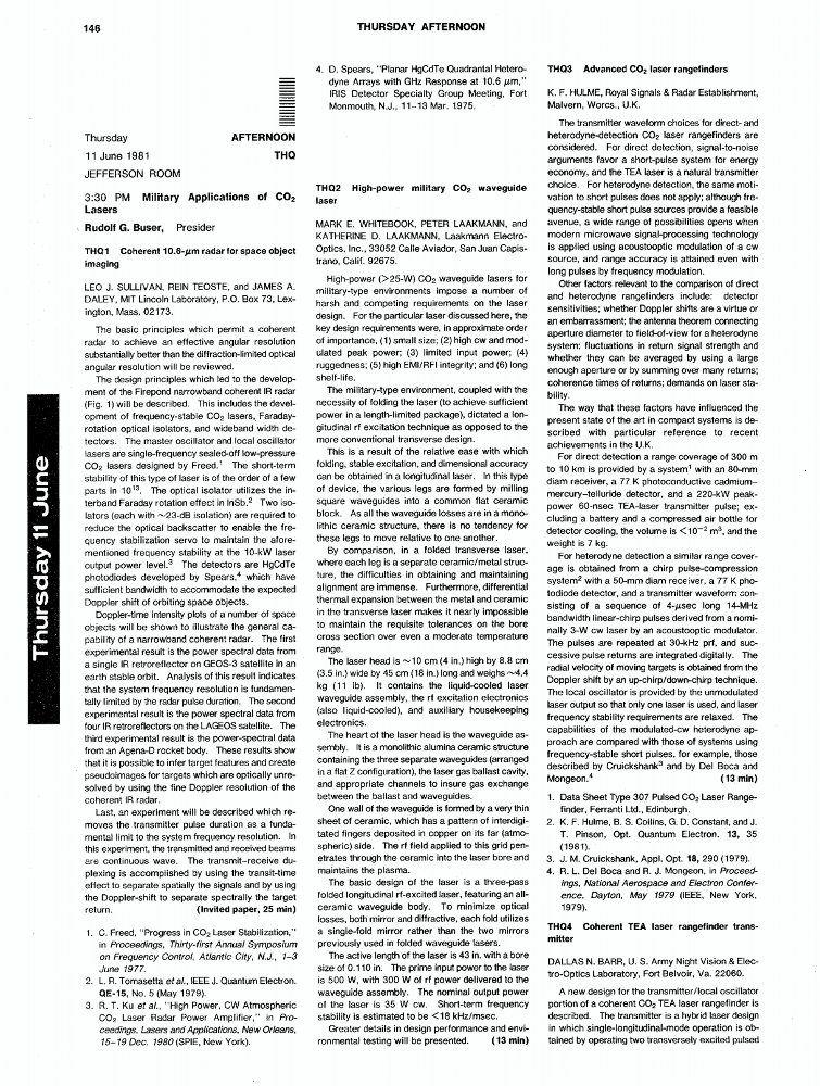 Coherent 10.6-µm radar for space object imaging | IEEE Journals ...