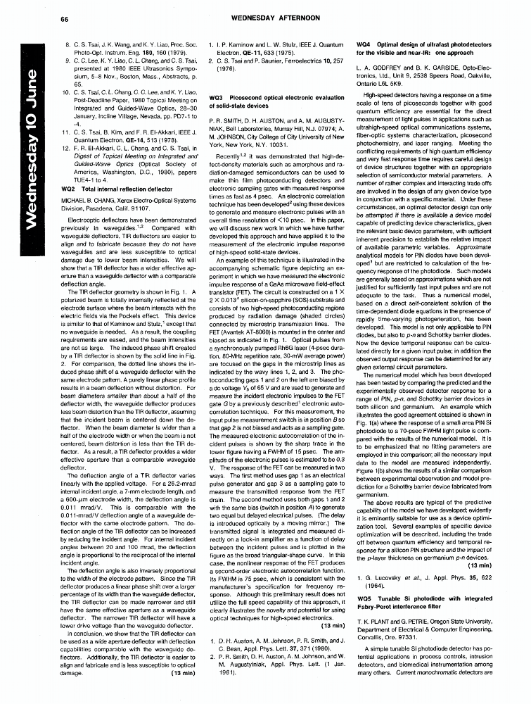 Optimal design of ultrafast photodetectors for the visible and near-IR: One approach | IEEE ...
