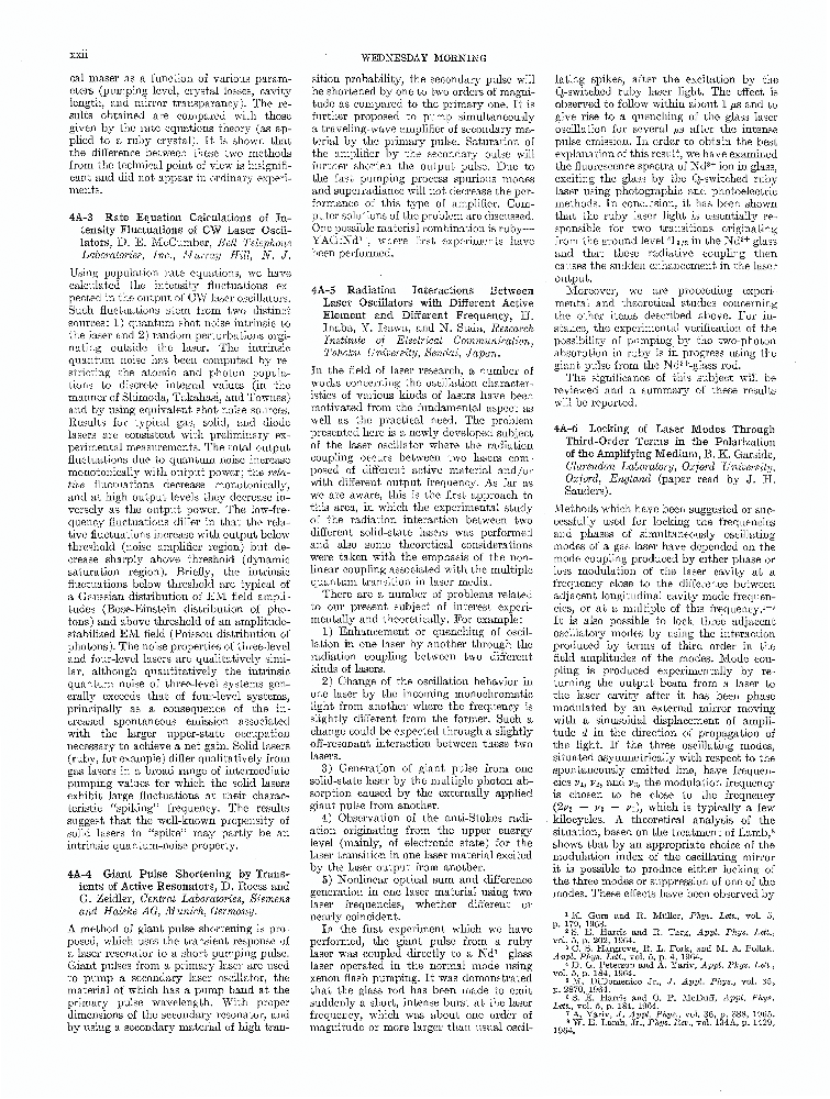 Giant pulse shortening by transients of active resonators | IEEE ...