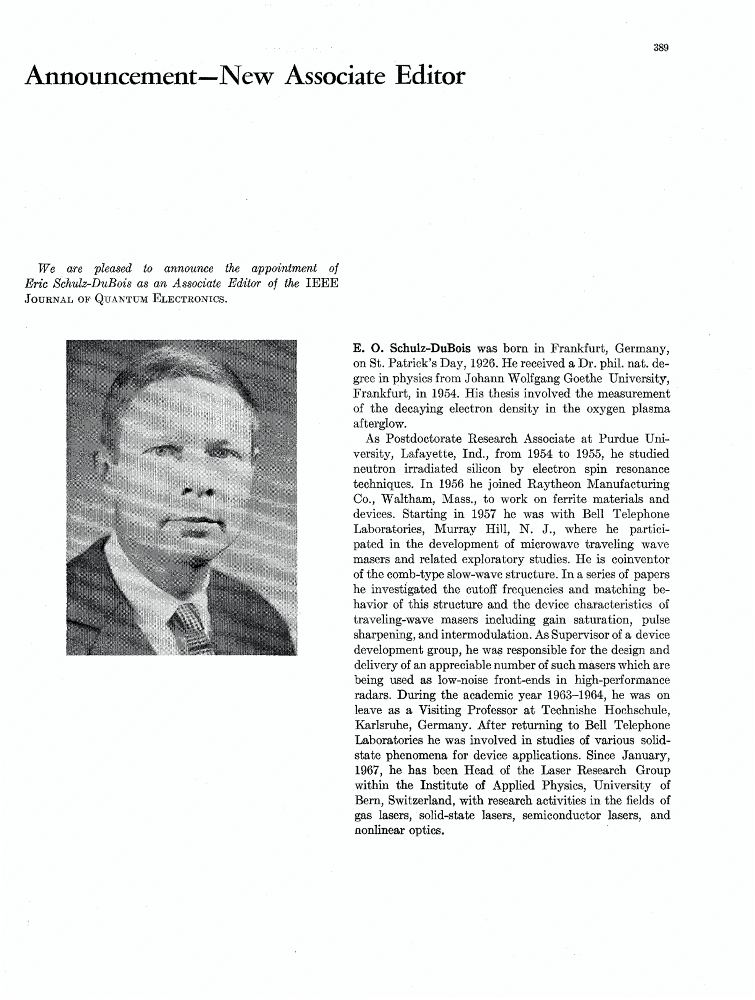 New associate editor | IEEE Journals & Magazine | IEEE Xplore