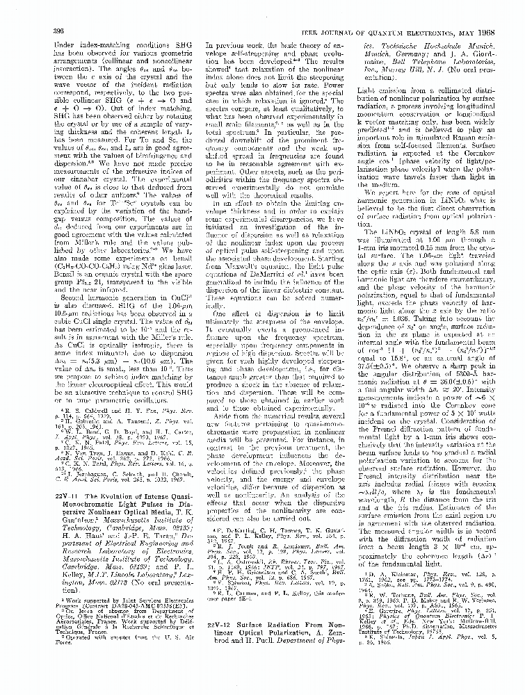 Surface radiation from nonlinear optical polarization | IEEE Journals ...