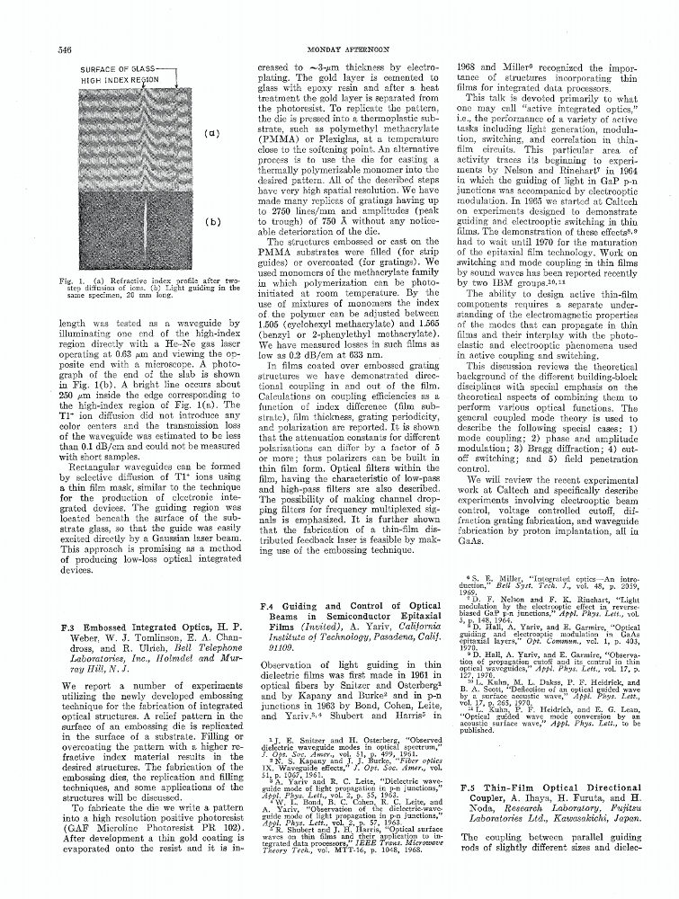 Embossed integrated optics | IEEE Journals & Magazine | IEEE Xplore