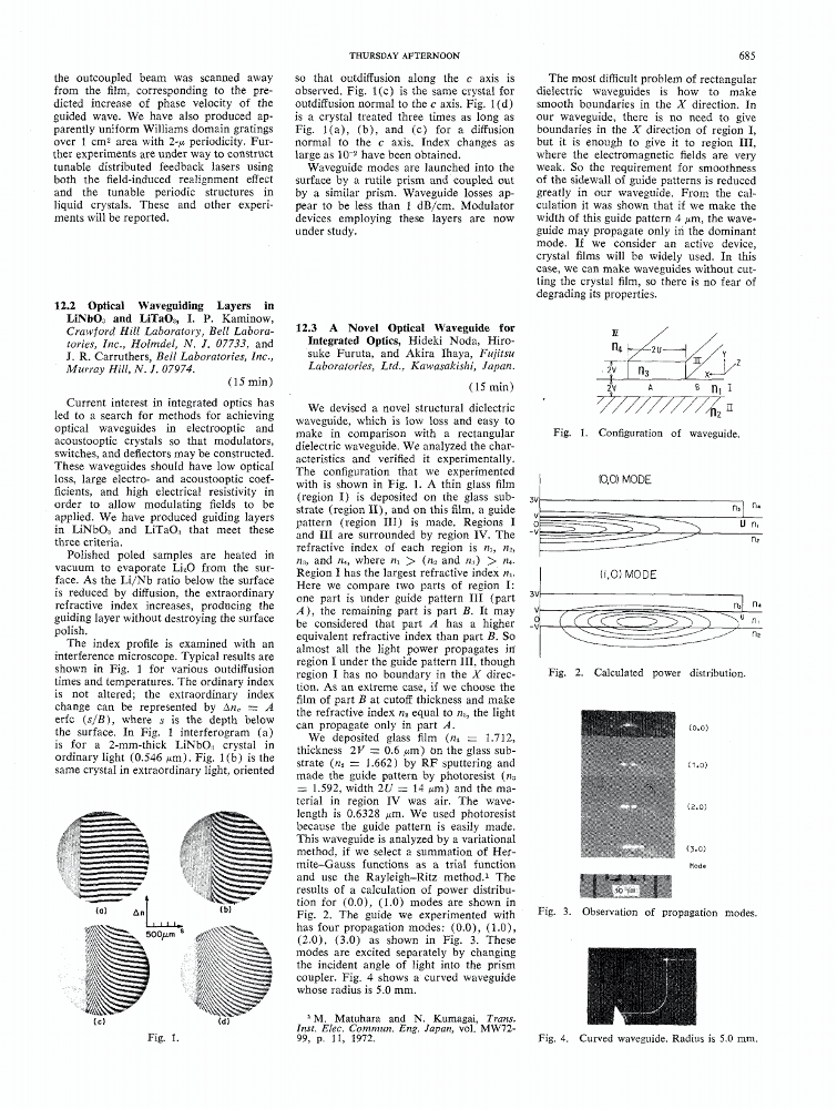 A novel optical waveguide for integrated optics | IEEE Journals ...