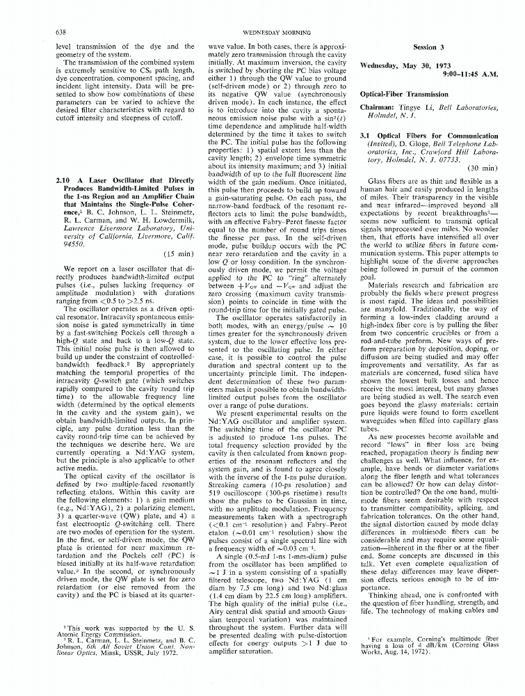 A laser oscillator that directly produces bandwidth-limited pulses in ...