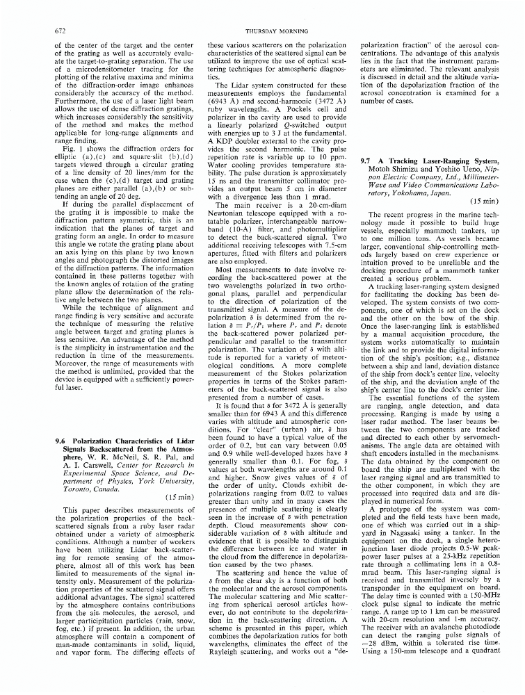 A tracking laser-ranging system | IEEE Journals & Magazine | IEEE Xplore