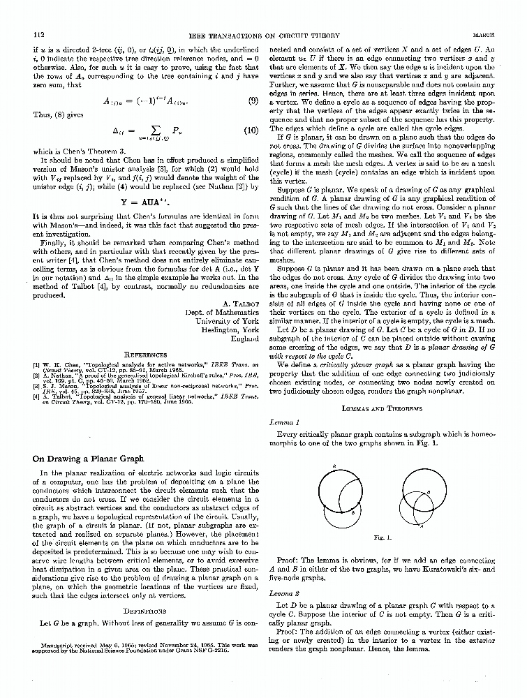 On Drawing a Planar Graph | IEEE Journals & Magazine | IEEE Xplore