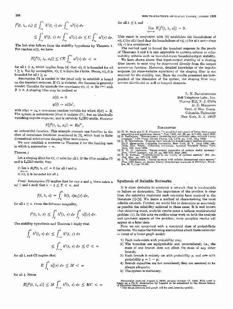 Synthesis of Reliable Networks | IEEE Journals & Magazine | IEEE Xplore
