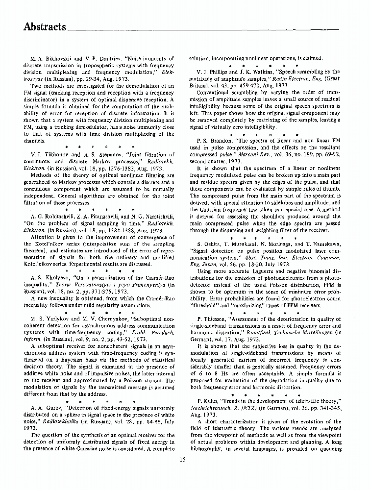 Abstracts | IEEE Journals & Magazine | IEEE Xplore