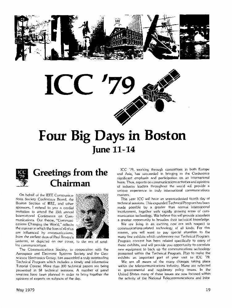 Greetings from the chairman | IEEE Journals & Magazine | IEEE Xplore