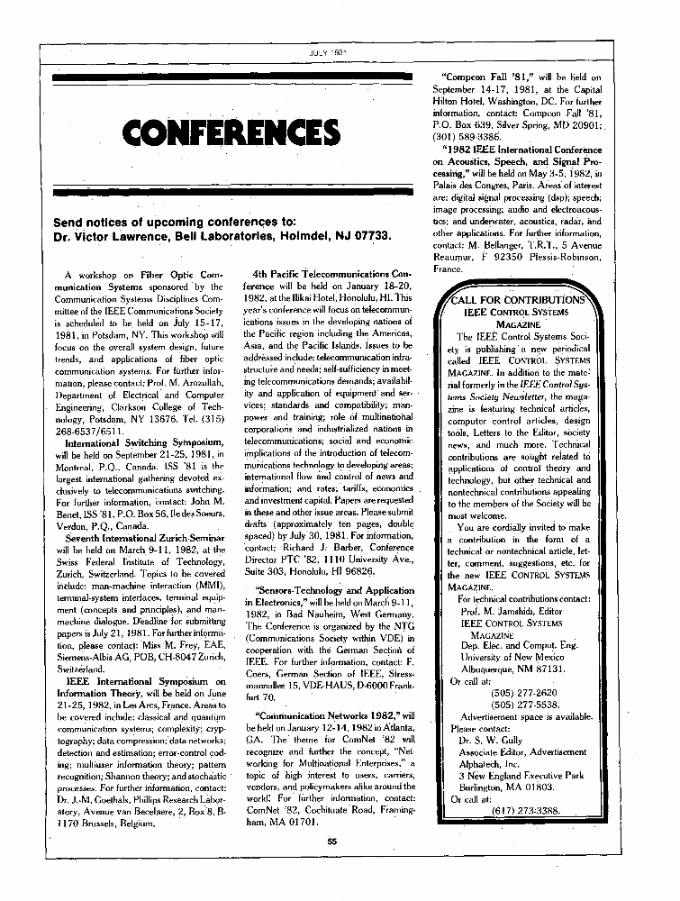 Conferences | IEEE Journals & Magazine | IEEE Xplore