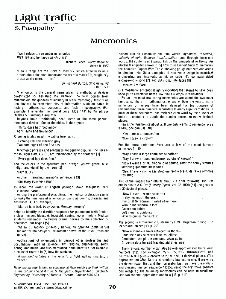 Light traffic | IEEE Journals & Magazine | IEEE Xplore