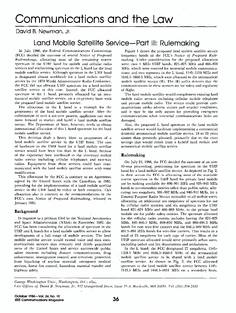 Communications and the law | IEEE Journals & Magazine | IEEE Xplore