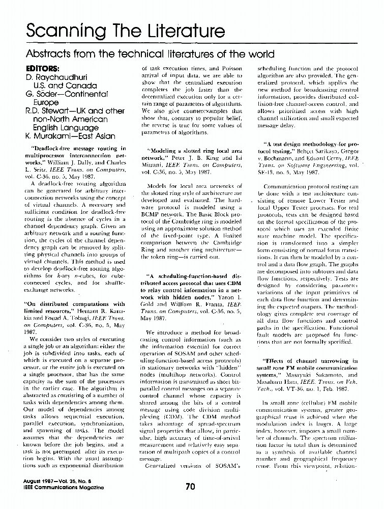 Scanning the literature | IEEE Journals & Magazine | IEEE Xplore